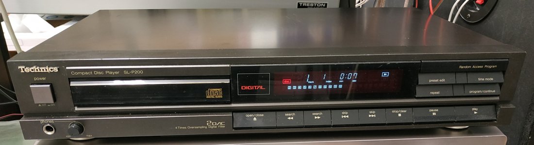TECHNICS SL-P200 Compact Disc Player — Testefix