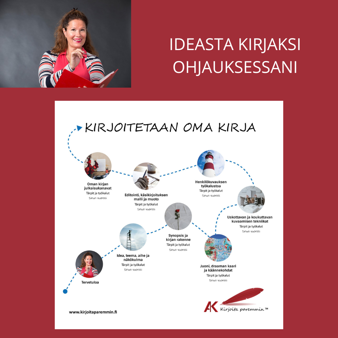 Sparraus ja verkkokurssi - ideasta kirjaksi ohjauksessani — AK Kustannus Kauppa