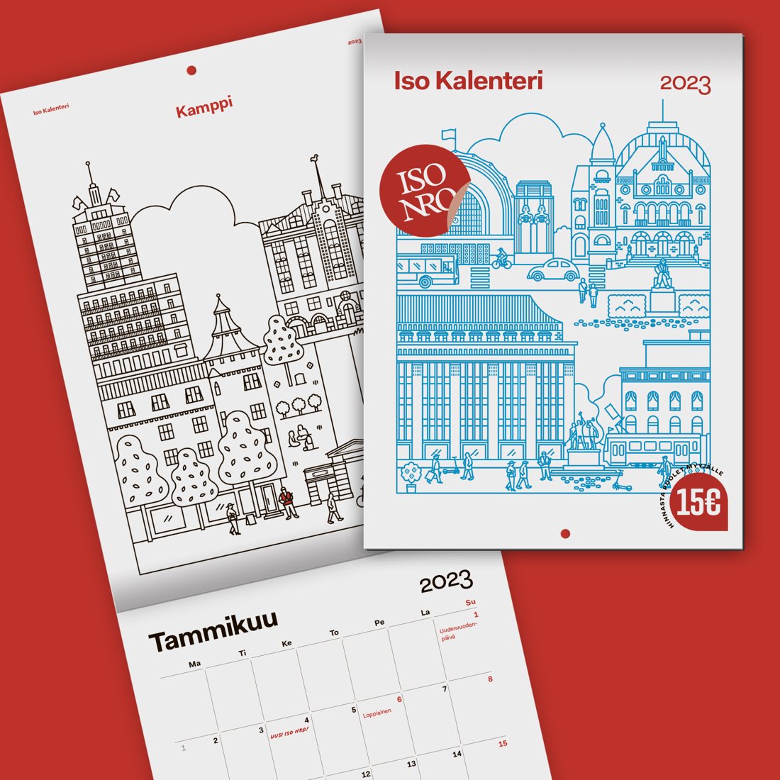 Iso Kalenteri 2023 — Tilaa Iso Numero kotiin, lahjaksi tai työpaikalle!
