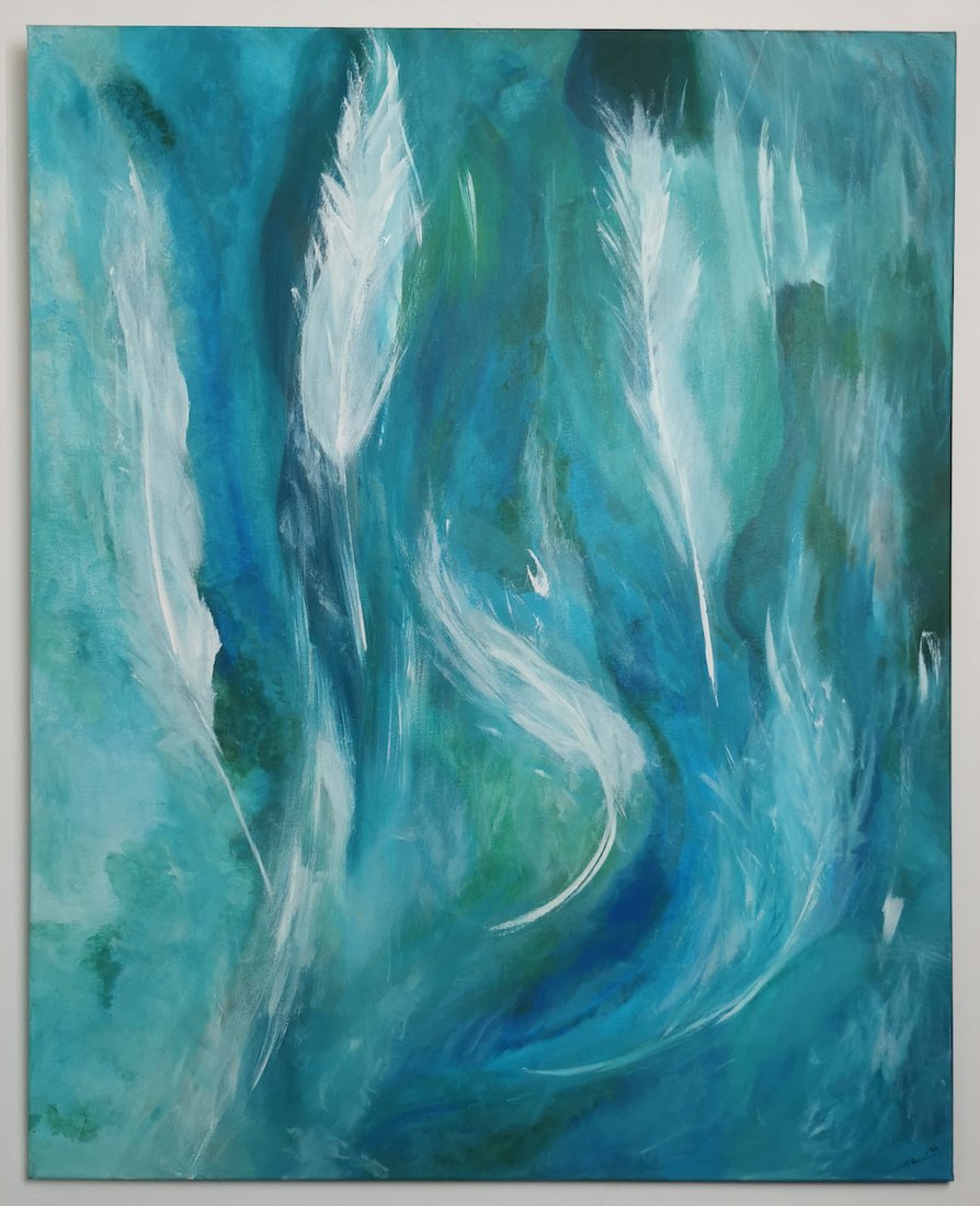 Your Message I Hear | Painting 80 x 100 cm — IIDA REPO