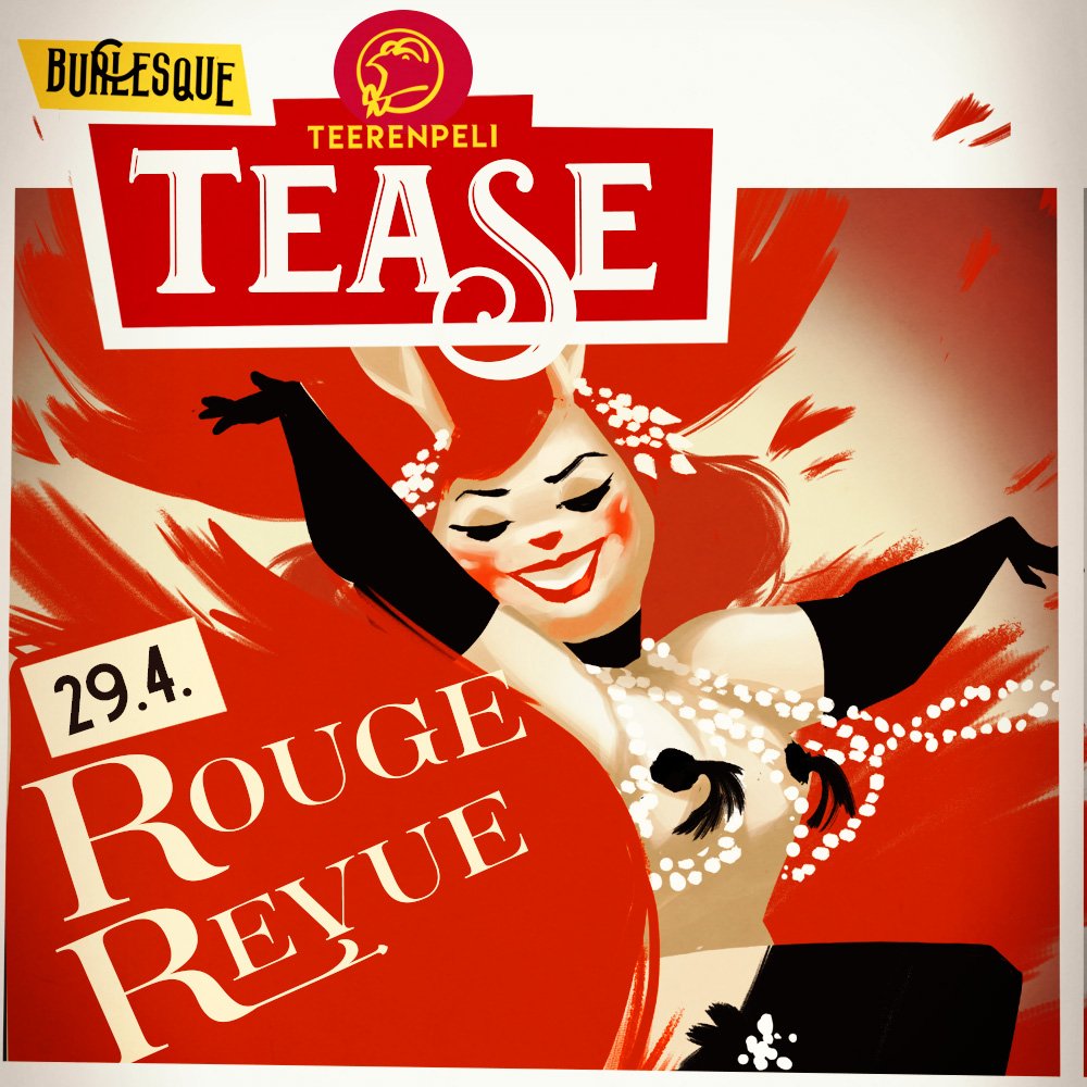 Teerenpeli Tease - Rouge Revue — Tampere Burlesque Shop