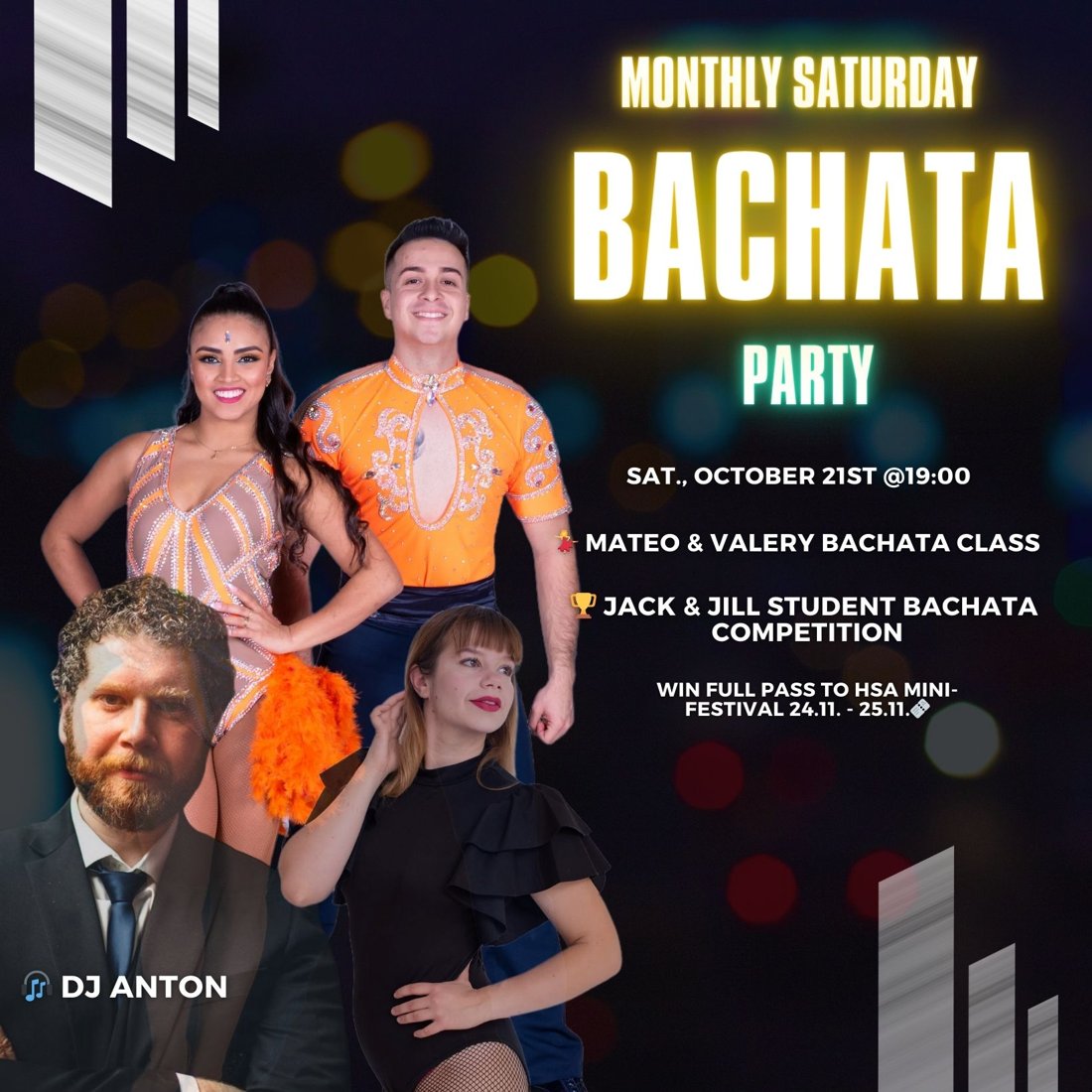 SATURDAY BACHATA PARTY / BEGINNER LESSON @19 / 21.10. — Helsinki Salsa ...