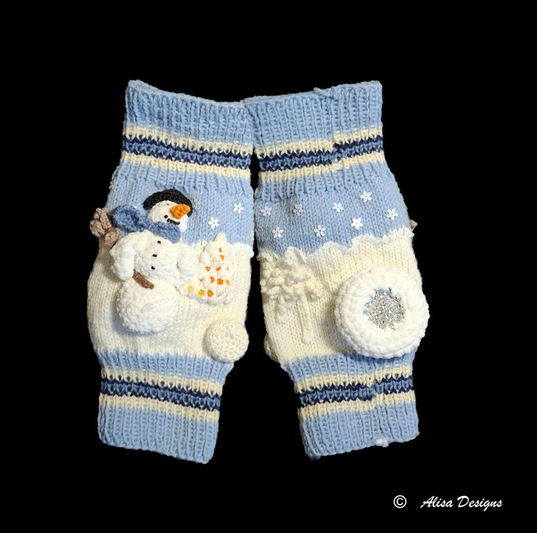 Talvi hypistelymuhvi — Alisa Designs - Handmade with Love