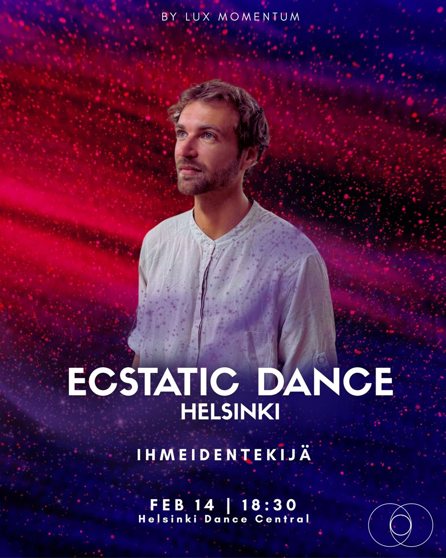 ECSTATIC DANCE 14.2.2026 / Ihmeidentekijä — Ecstatic Dance Helsinki